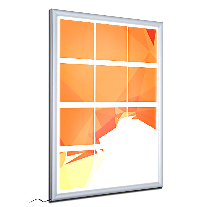 Cadre à clipser en aluminium rétroéclairé LED format A3 pour le mur ...